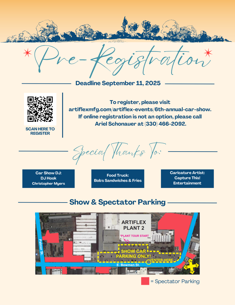 6th Annual ArtiFlex Car Show – 2025 – Artiflex Manufacturing
